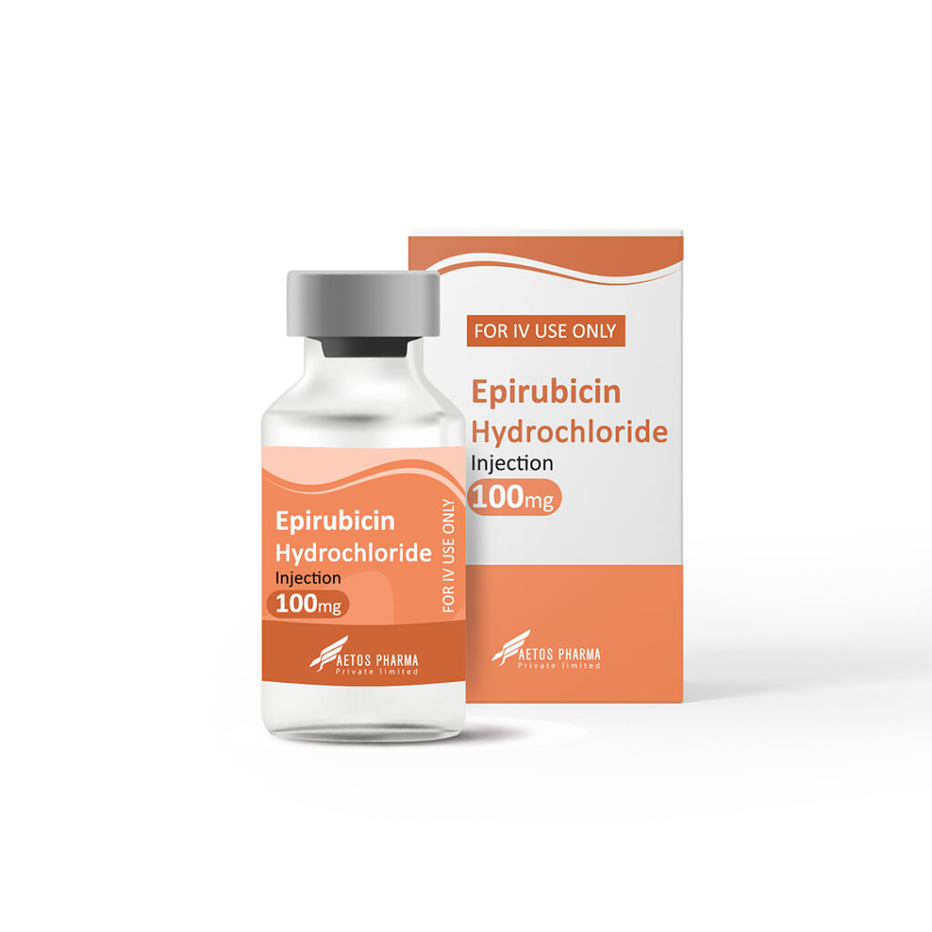 Epirubicin Hydrochloride Injection 10mg, 50mg, 100mg, Anti Cancer ...
