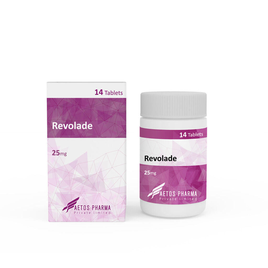 Revolade Tablets 25mg, Anti Cancer Manufacturer, Supplier, and Exporter ...